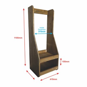 Single Golf Bag Display Wooden Storage Organiser - Etsy UK