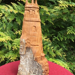 Carved Wood Lighthouse - Etsy