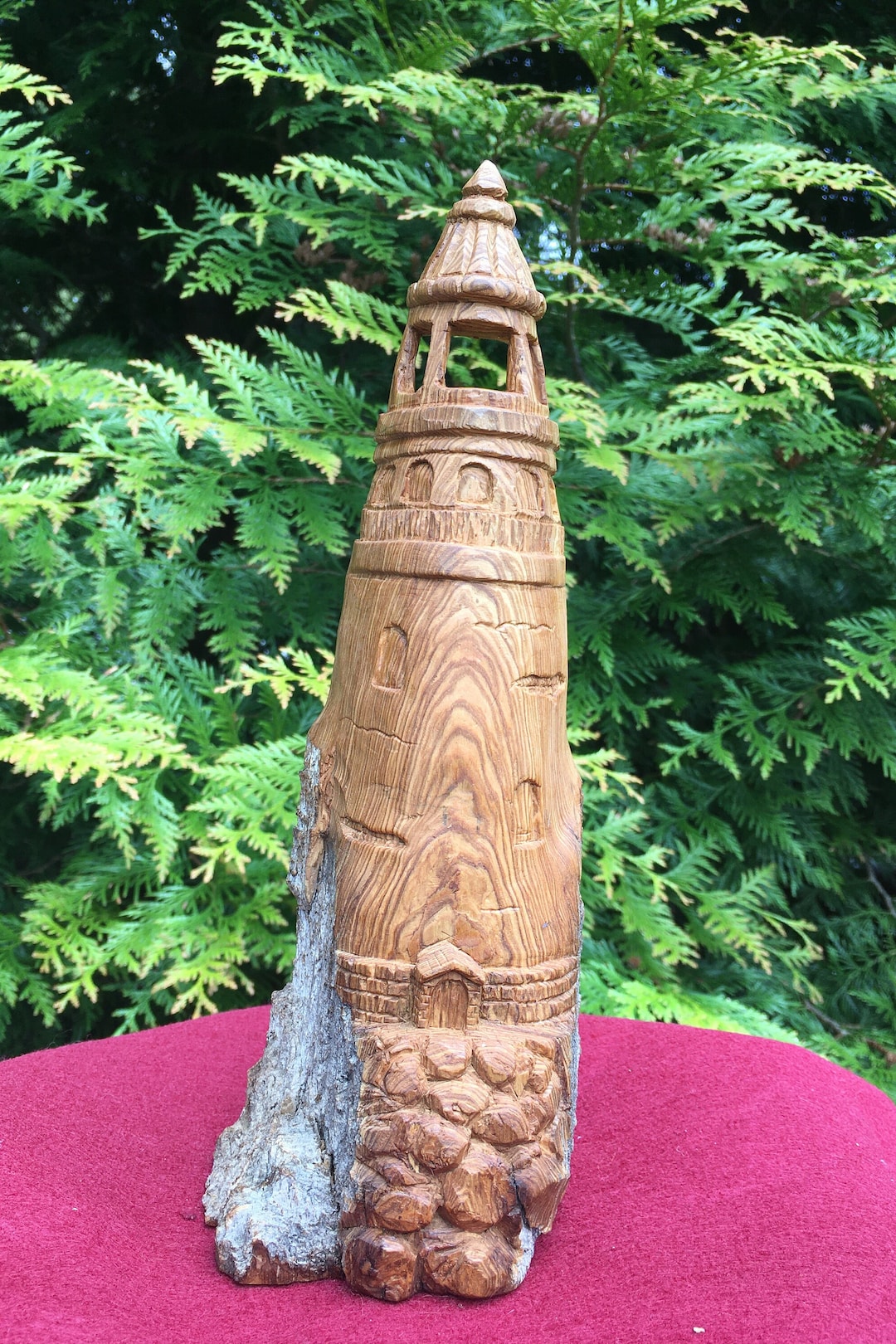 Carved Wood Lighthouse - Etsy