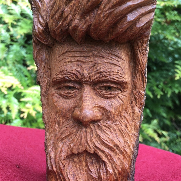 Wood Spirit Carving - Etsy