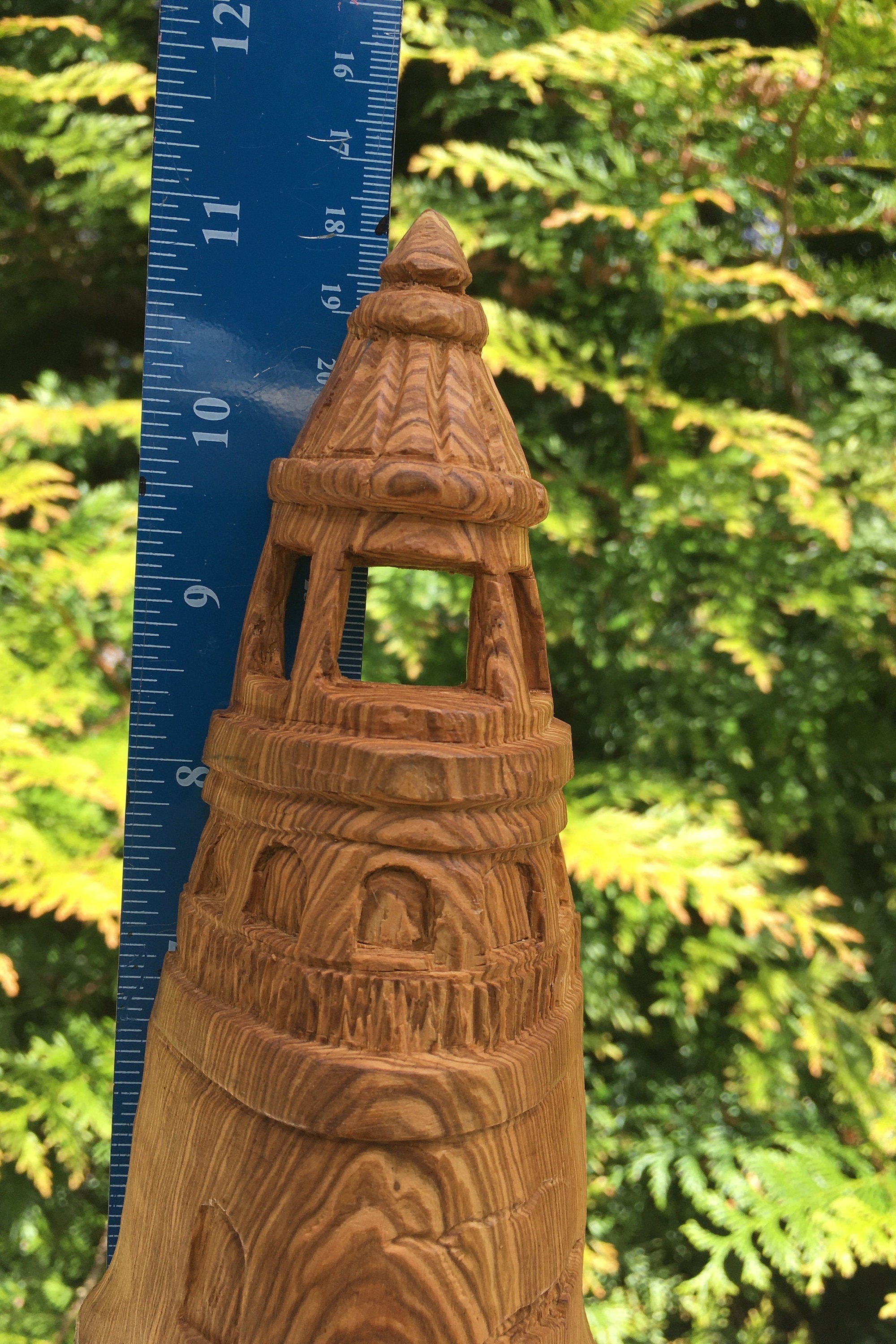 Carved Wood Lighthouse - Etsy