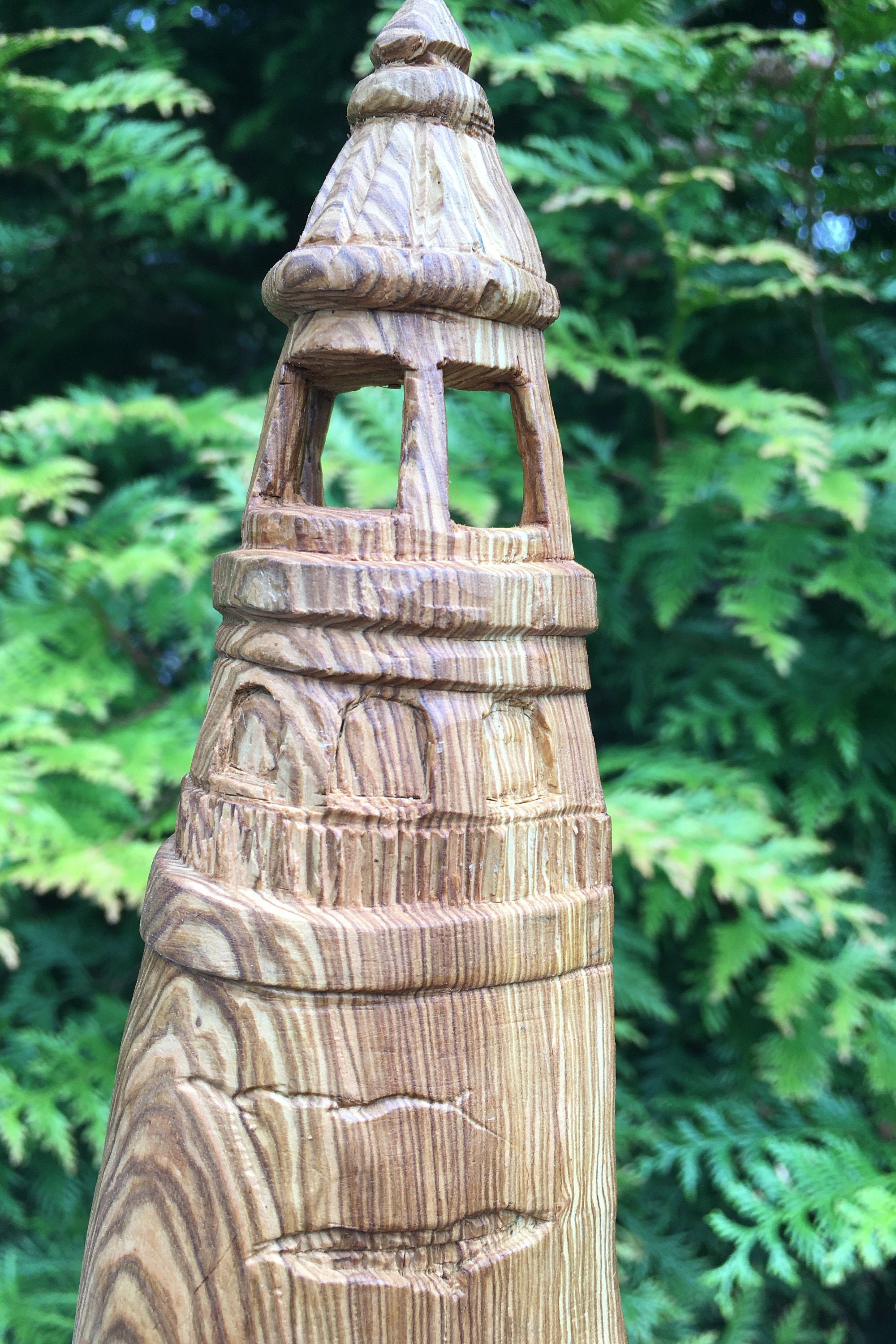 Carved Wood Lighthouse - Etsy