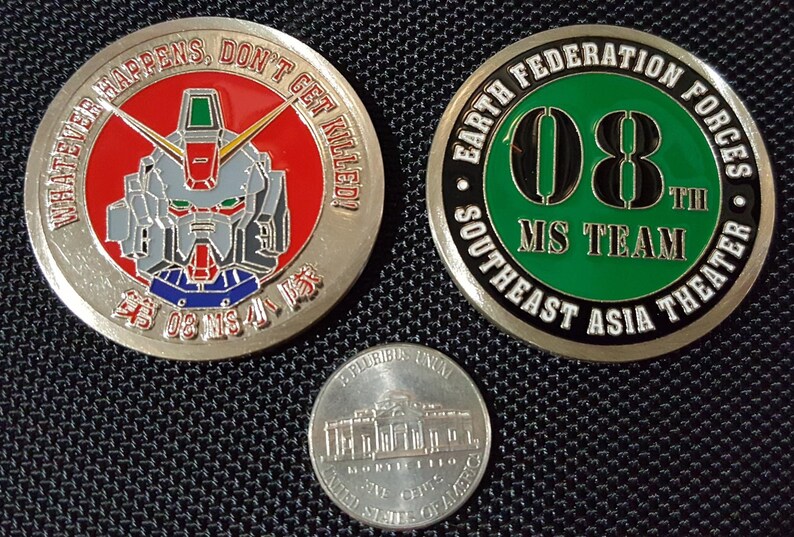 Gundam 08th MS Team Coin | Etsy
