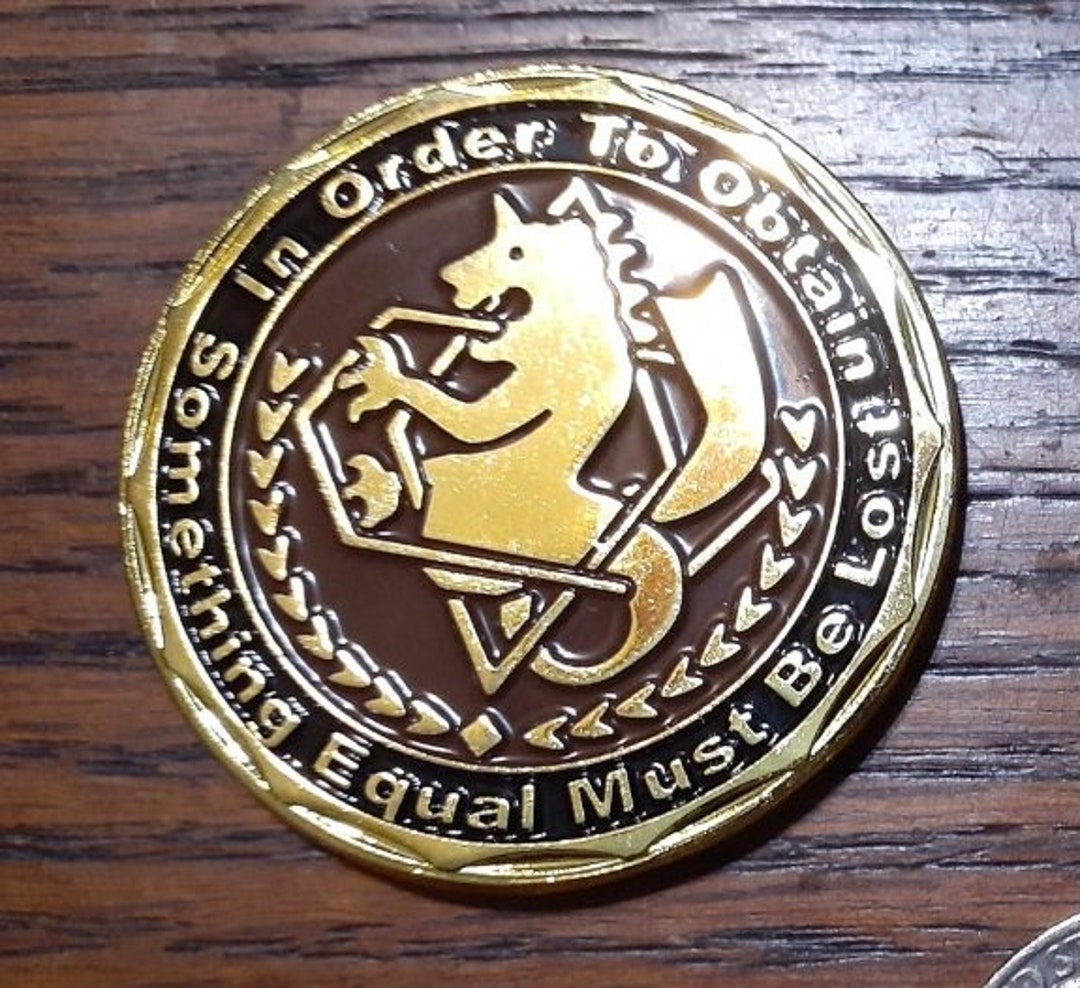 Fullmetal Alchemist Challenge Coin - Etsy