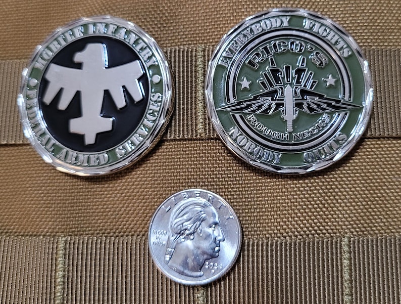Mobile Infantry Challenge Coin - Etsy