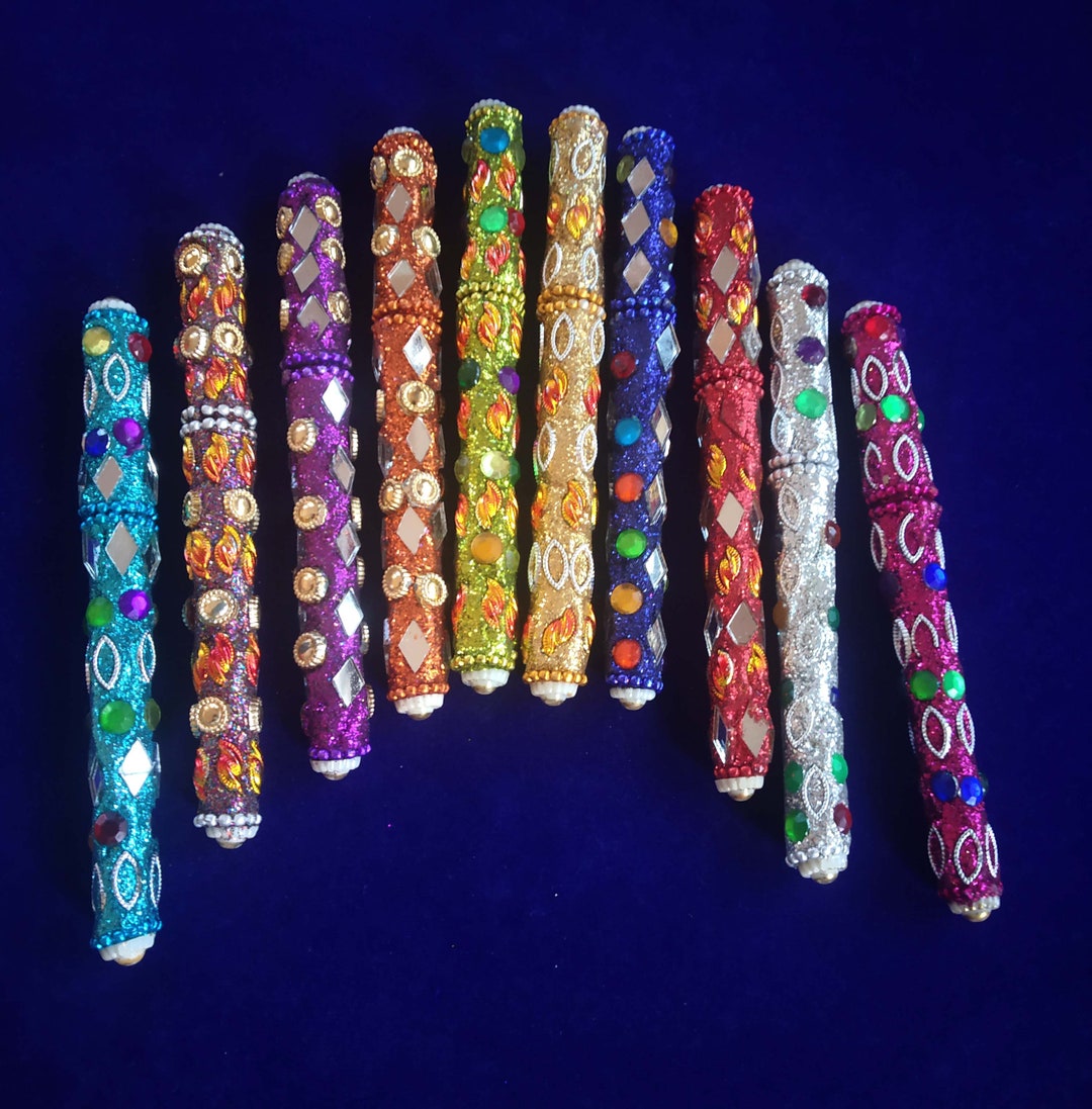 Handmade Lacquer With Small Size Beads, Glass Pieces Fancy Pens | Ball ...
