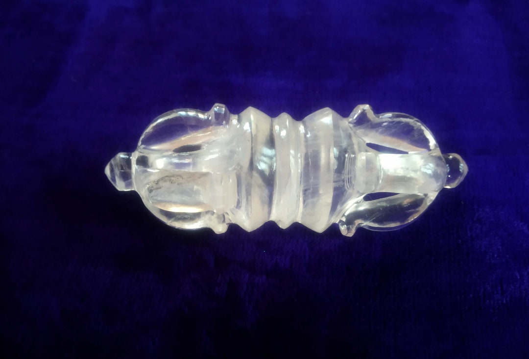 Himalaya Crystal Vajratibetan Buddhist Rose Quartz Vajra Handmade ...