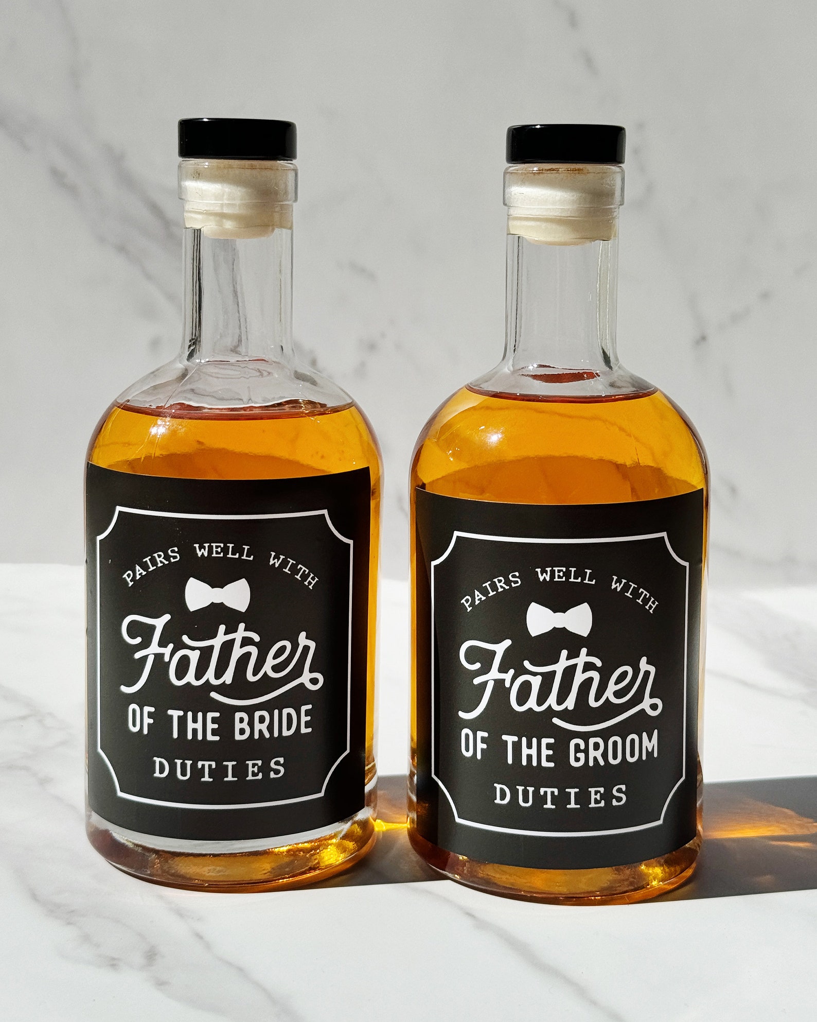 Father of the Bride Gift, Father of the Groom Gift, Whiskey Label, In ...