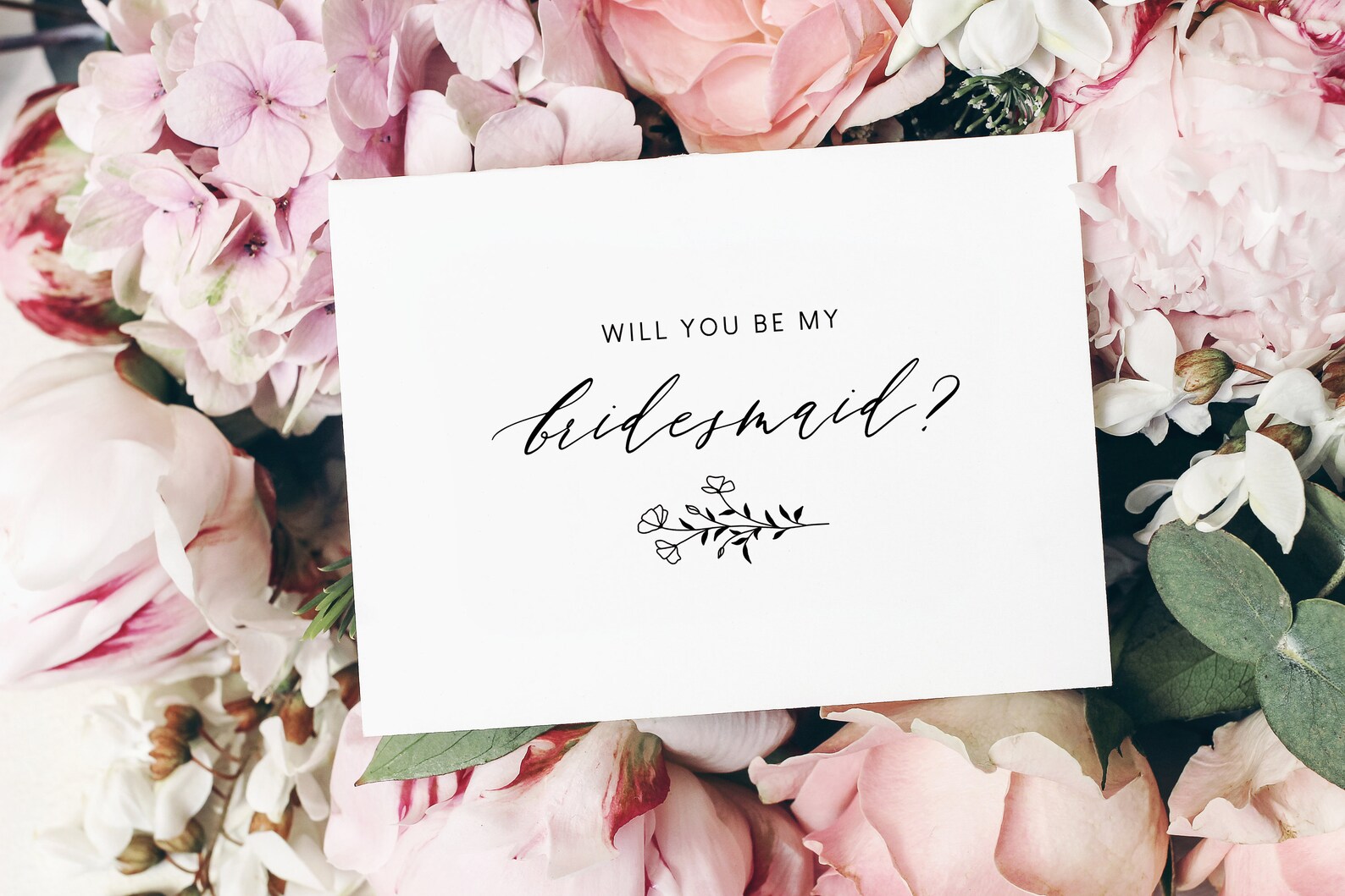 Bridesmaid Proposal Card Will You Be My Bridesmaid - Etsy