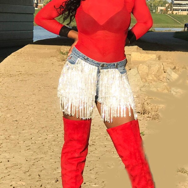 Shorts With Chain - Etsy