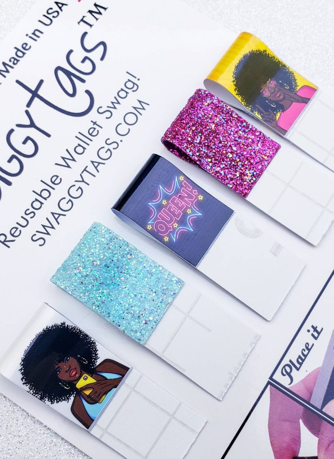 Original Swaggy Tags Credit Card Pull Tabs, Card Grabber for Long Nails ...