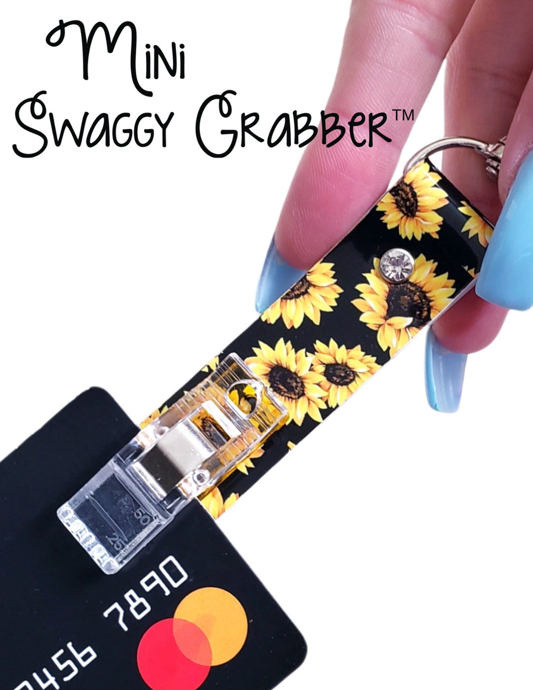 Original Swaggy Grabber Card Grabber Keychain for Long Nails, Jewelry ...