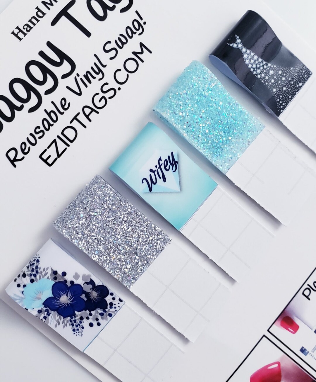 Original Swaggy Tags Credit Card Pull Tabs, Card Grabber for Long Nails ...
