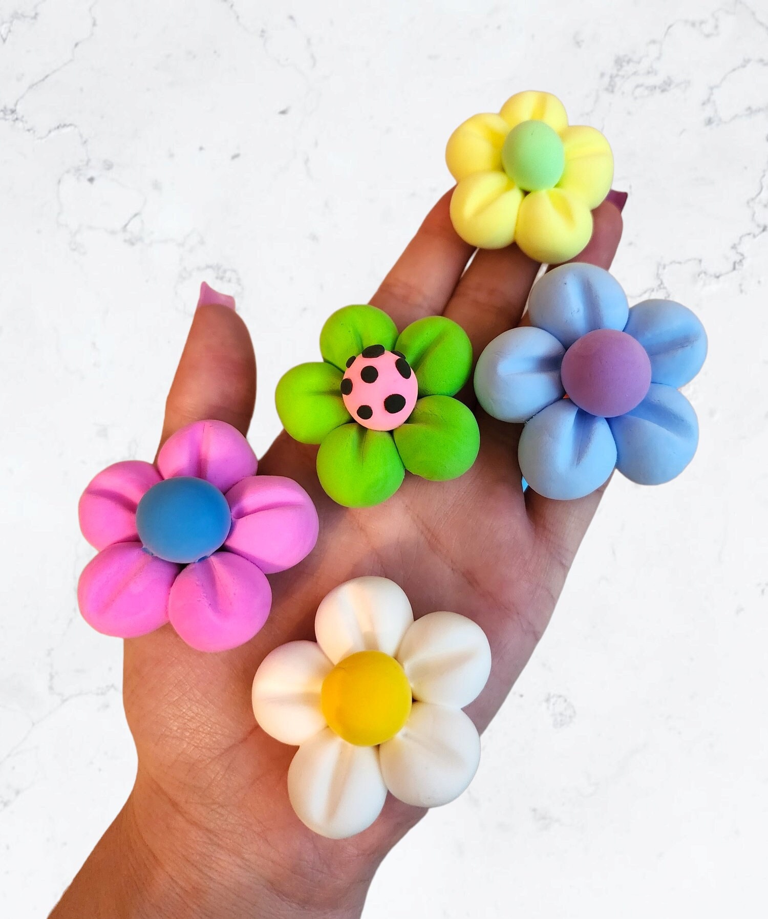 Air Dry Clay Flowers DIY: How To Make Flower Frogs Using Air Dry Clay