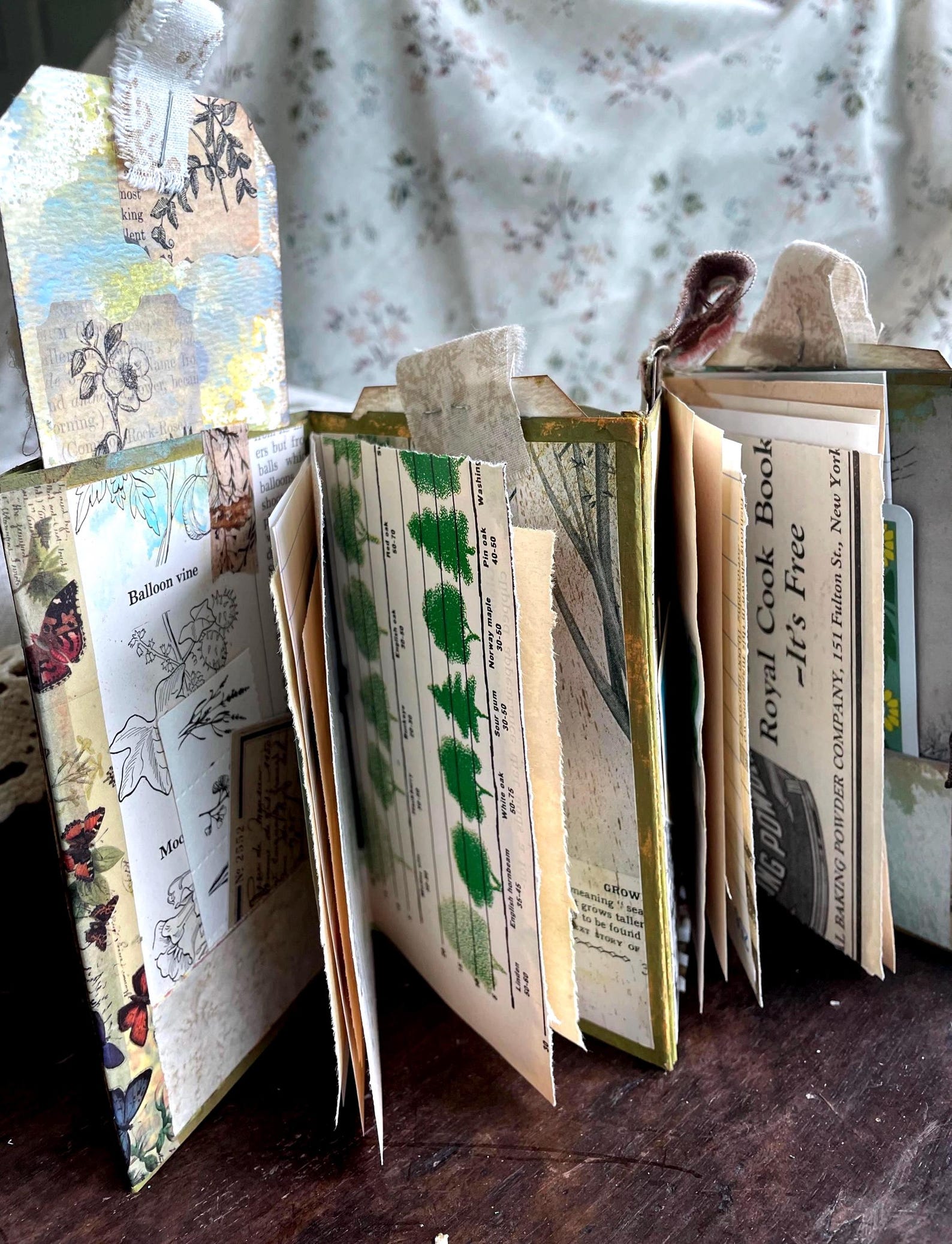 Handmade Pocket Size Nature Junk Journal: Flip Flop Design - Etsy