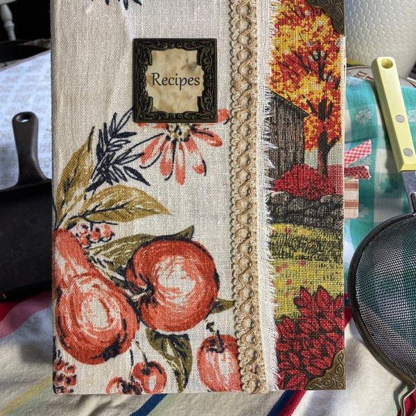 Handmade Recipe Book - Etsy