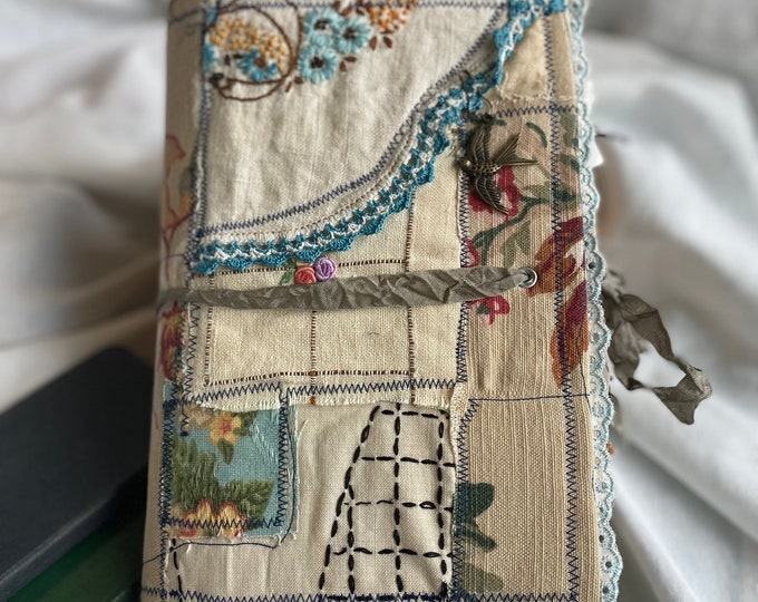 Handmade Soft Cover Fabric Patchwork Cover Shabby Vintage Junk Journal - Etsy