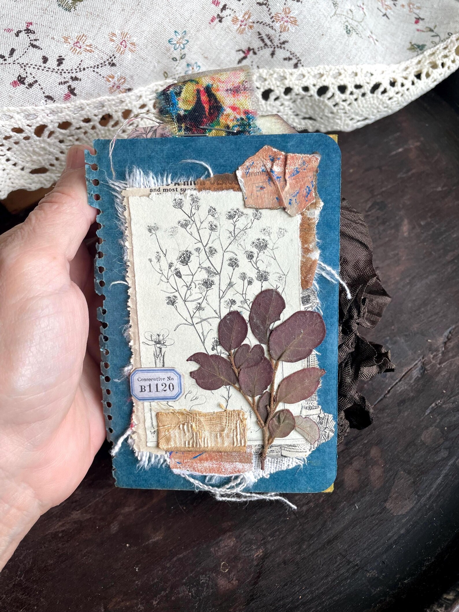 Handmade Pocket Size Nature Junk Journal: Flip Flop Design - Etsy