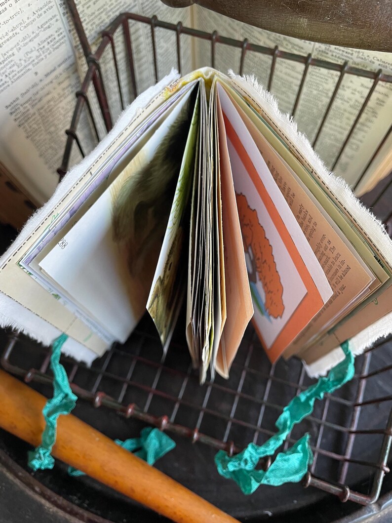 Handmade Small Junk Journal: Nature Theme - Etsy