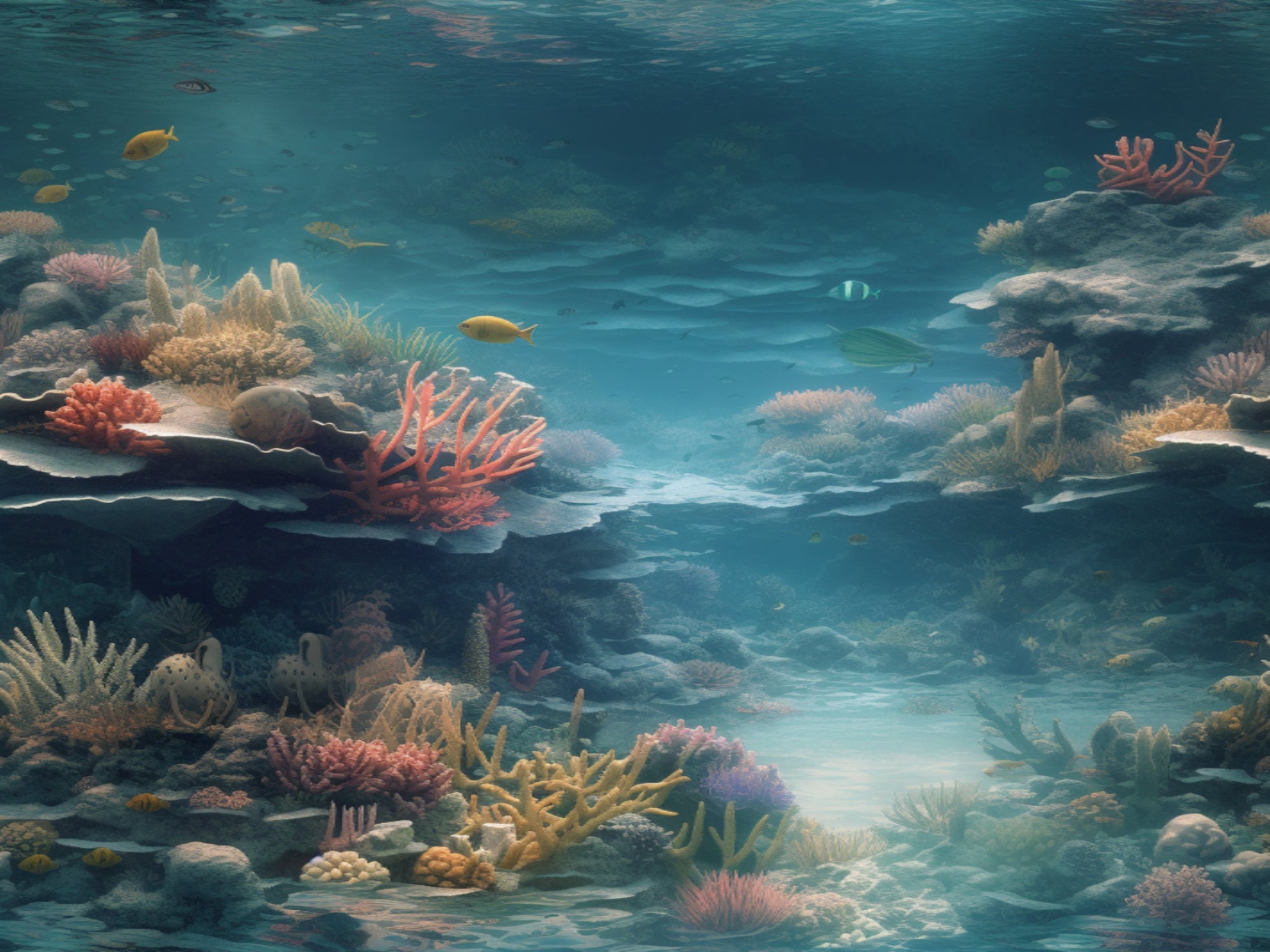 Oceanic Odyssey: Seamless Marine Patterns - Nautical Digital ...