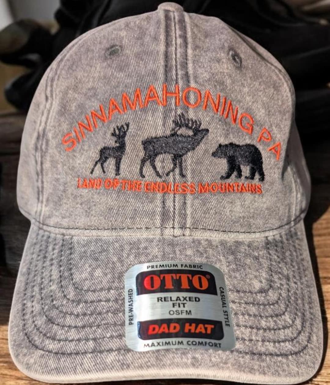 Vintage Sinnamahoning PA Cap: Bear, Elk & Buck Embroidery - Etsy