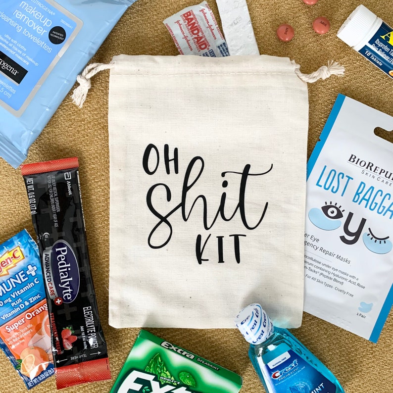 Oh Shit Kit Hangover Survival Kit - Etsy