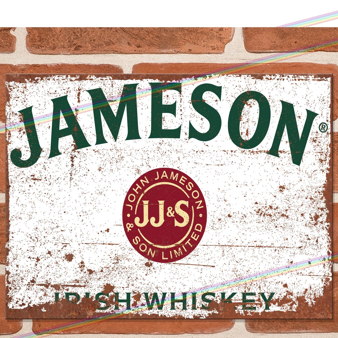 JAMESON LOGO Metal Signs Metal Wall Art Tin Plaque Mancave - Etsy