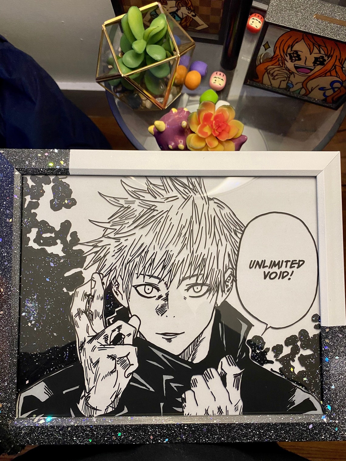 Gojo Satoru Glass Painting Jujutsu Kaisen Etsy - vrogue.co