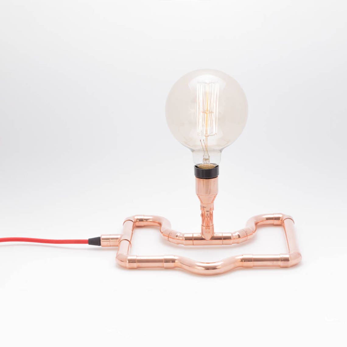 BOA Copper Lamp - Lovely Pure Copper Table Lamp. - Etsy