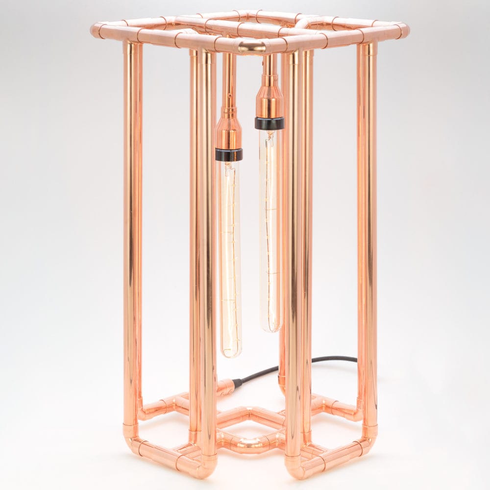 CAGE Copper Lamp a Majestic Lamp of Pure Copper - Etsy