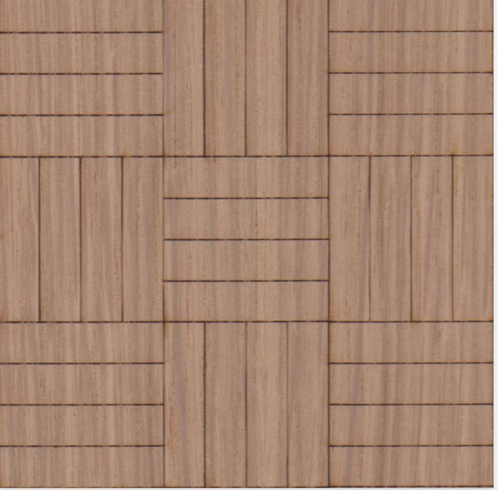 Real Wood Dollhouse/roombox/mini Scene Flooring/parquet/herringbone ...