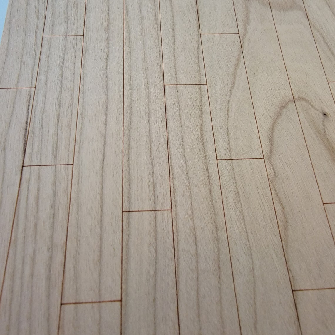 Real Wood Dollhouse/roombox/mini Scene Flooring/parquet/herringbone ...