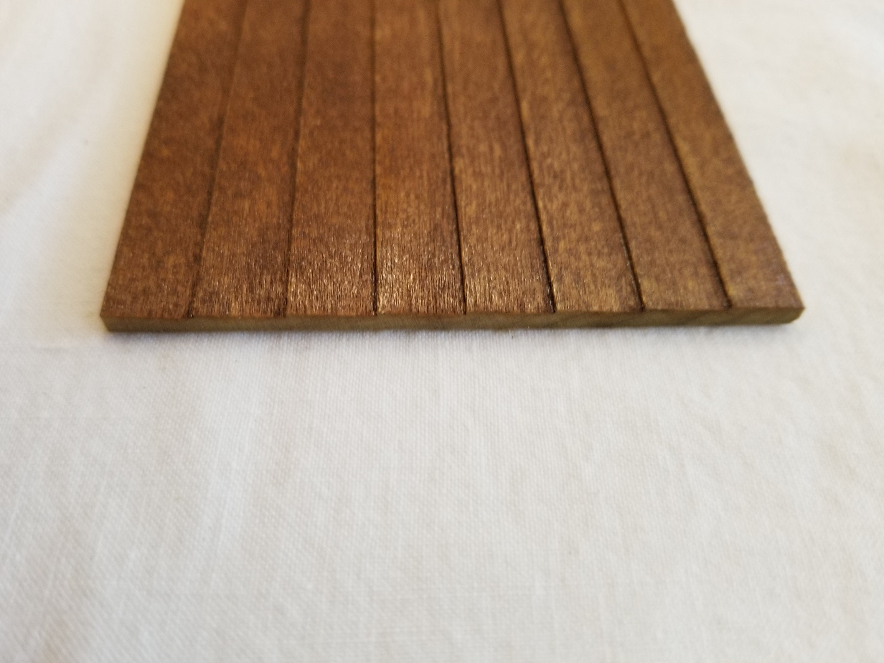 3/8 Inch X 24" Inch Miniature Dollhouse Wood Clapboard Siding - Hobby ...