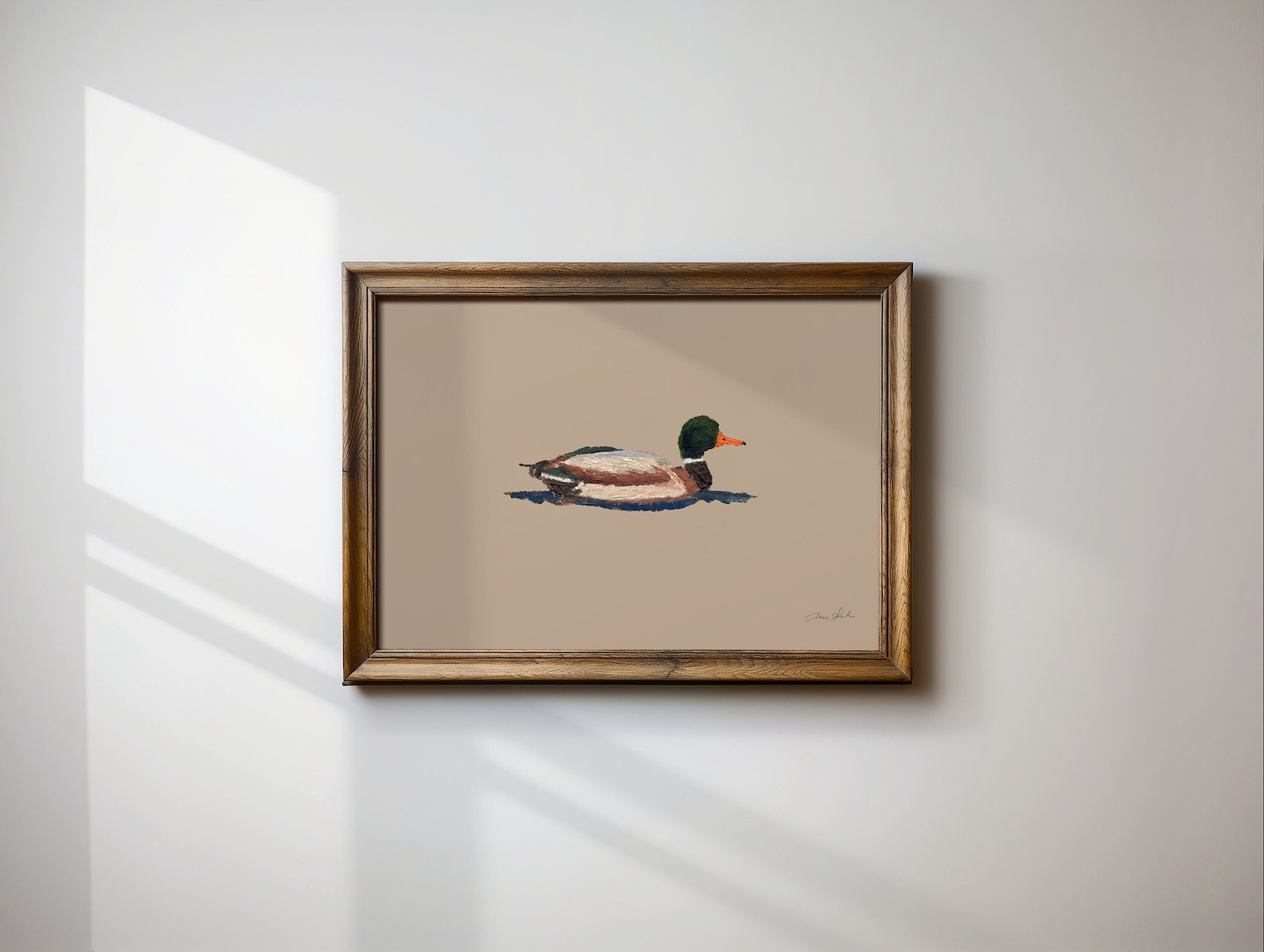 Mallard Fine Art Print - Duck Painting - French Country Art - Duck Art ...