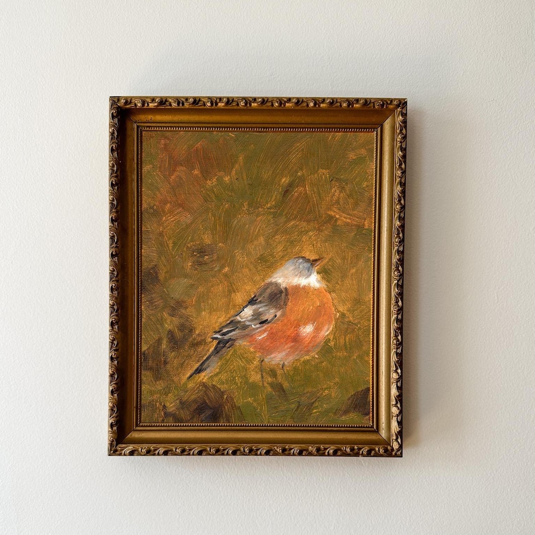 Robin Fine Art Print - Bird Painting - Spring Bird Art - Little Bird ...