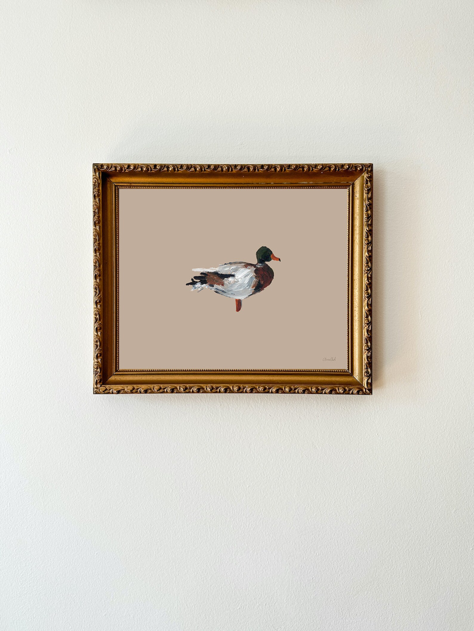 Mallard No.1 Fine Art Print - Duck Painting - French Country Art - Duck ...