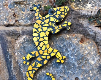 Mosaic gecko | Etsy