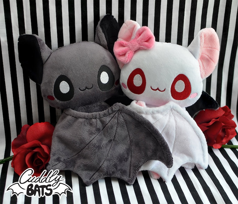 PRE-ORDER Luna and Shadow Bats Cuddly Bats Comics Black Bat - Etsy
