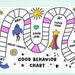 Printable Good Behavior Chart - Pink - Etsy