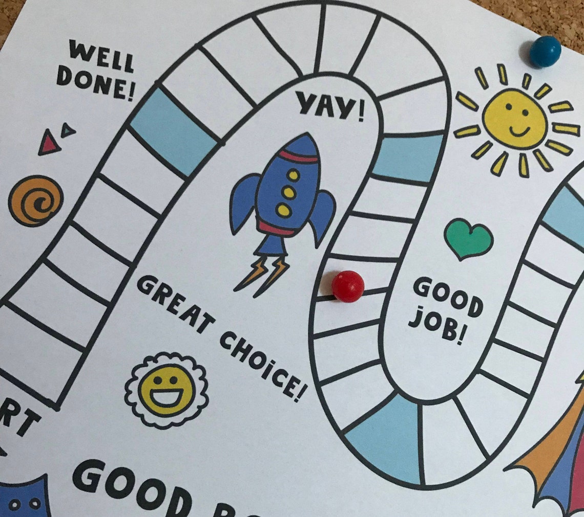 Printable Good Behavior Chart - Green - Etsy UK