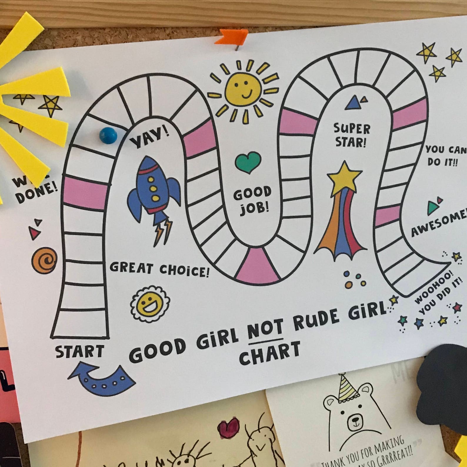 Printable Reward Chart - Good Boy Not Rude Boy - Purple - Etsy