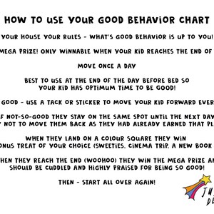 Printable Good Behavior Chart - Green - Etsy