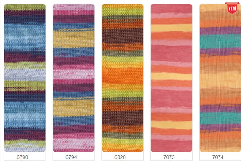 Alize Diva Batik Hilo de punto Hilo de ganchillo Hilo | Etsy