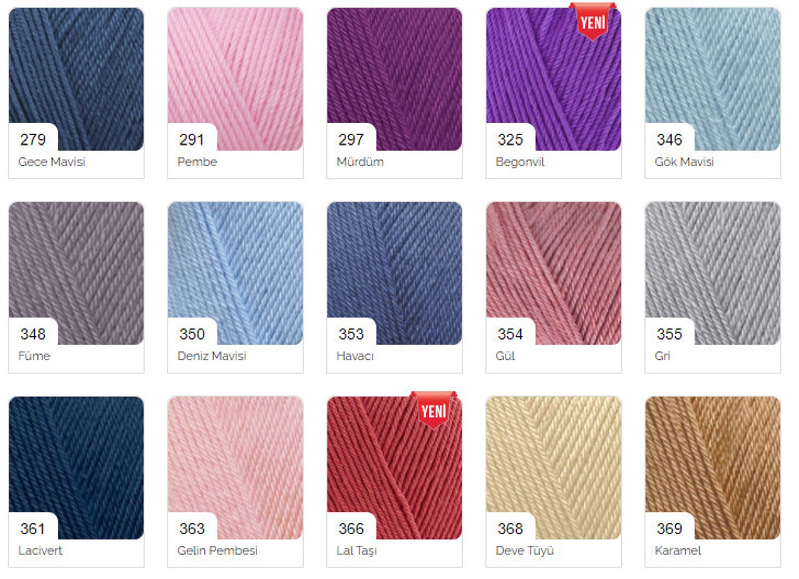 Alize Diva, Alize Diva Silky Effect, %100 Acrylic Yarn, Crochet Yarn ...