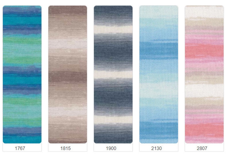 Alize Diva Batik Hilo de punto Hilo de ganchillo Hilo | Etsy