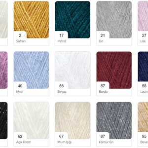Alize Angora Gold Simli, Silvery, Knitting Yarn, Acrylic Yarn, Wool ...