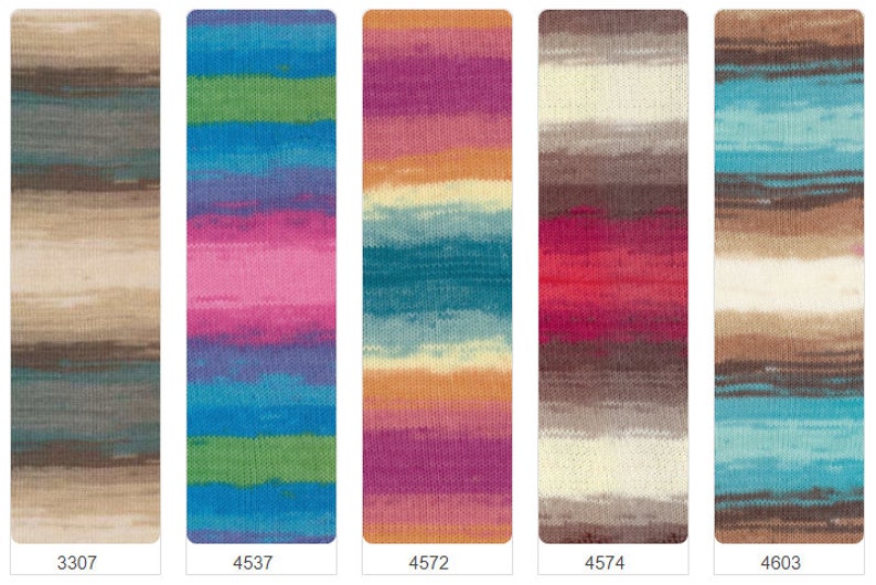 Alize Diva Batik Hilo de punto Hilo de ganchillo Hilo | Etsy