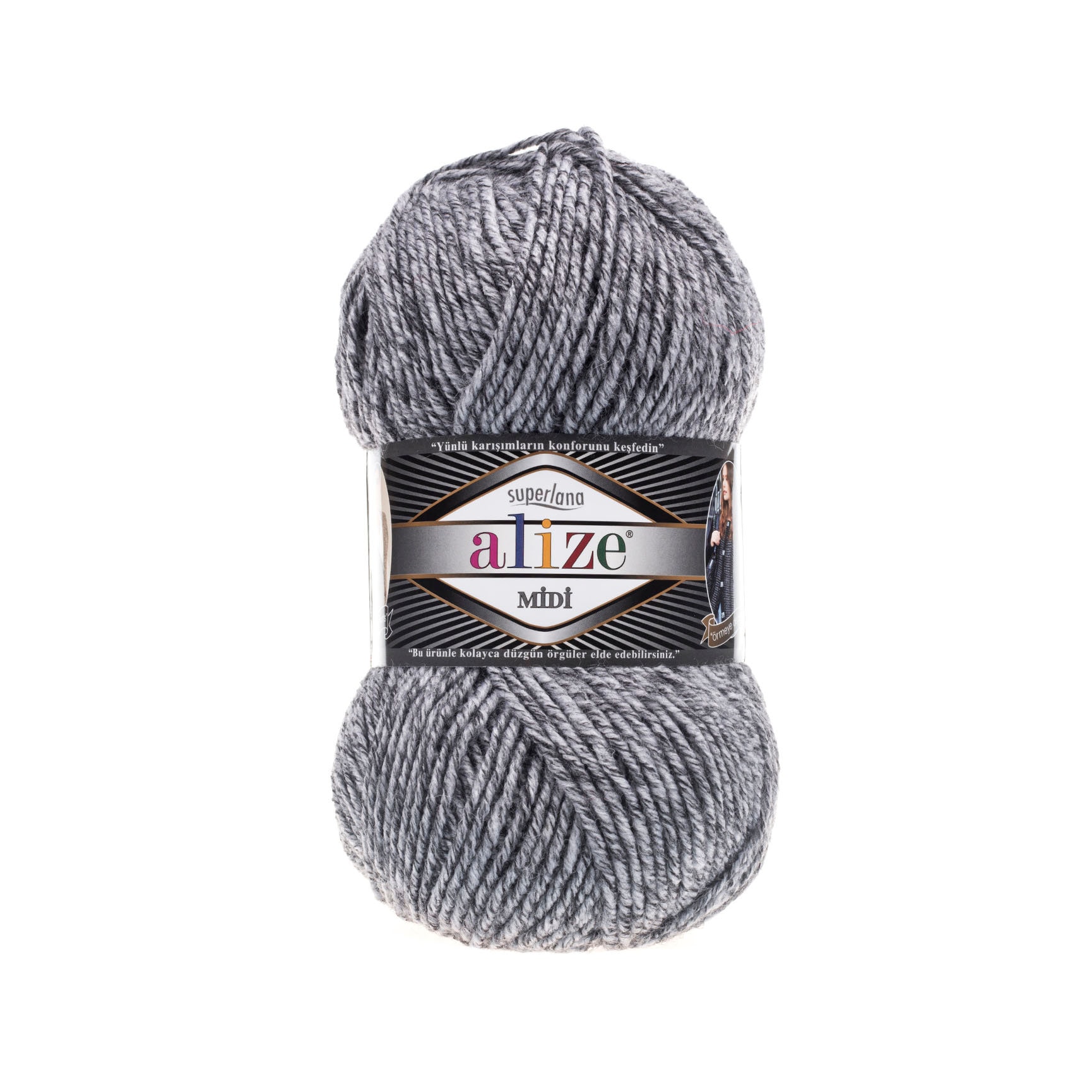 Alize Superlana Midi Knitting Yarn Acrylic Yarn Wool Yarn - Etsy