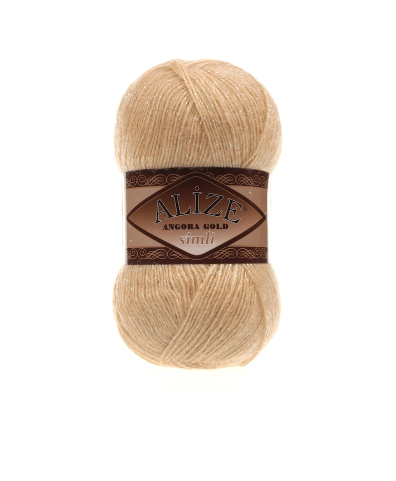 Alize Angora Gold Simli, Silvery, Knitting Yarn, Acrylic Yarn, Wool ...