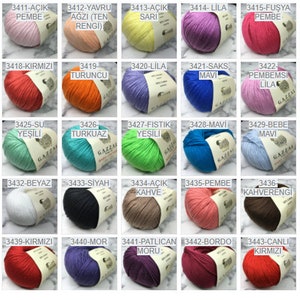Gazzal Baby Cotton, Cotton Yarn, Knitting Yarn, Crochet Yarn, Baby Yarn ...